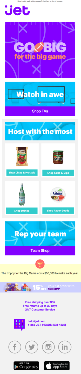 Kick Off Your Super Bowl Email Marketing Campaign