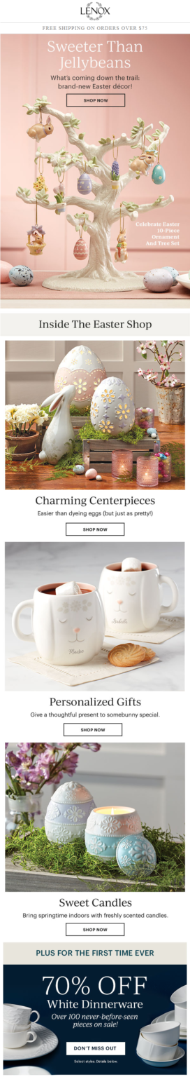 Easter Email: Templates, examples from real brands & 50 subject lines