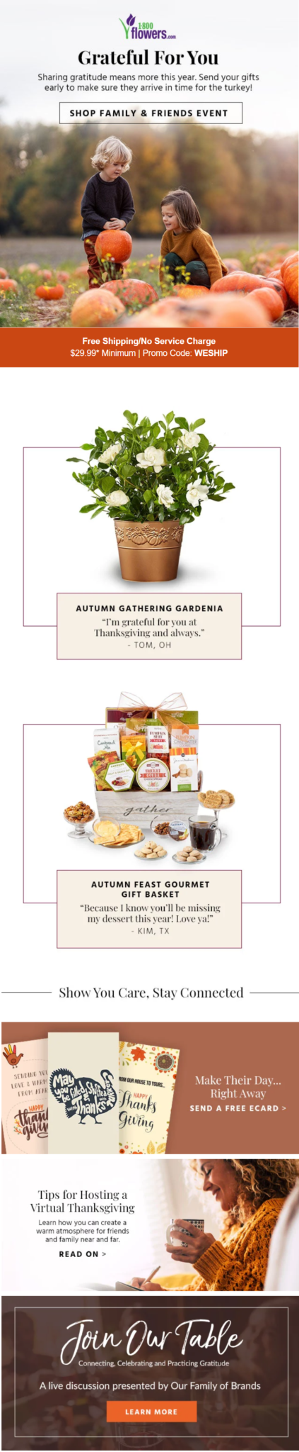 31 Ways to Design Your Thanksgiving Email Template & Subject Line