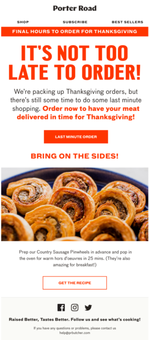 31 Ways to Design Your Thanksgiving Email Template & Subject Line