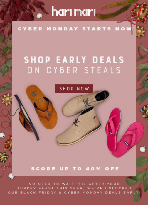 Cyber Monday email examples and practices for 2023
