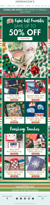 Cyber Monday email examples and practices for 2023