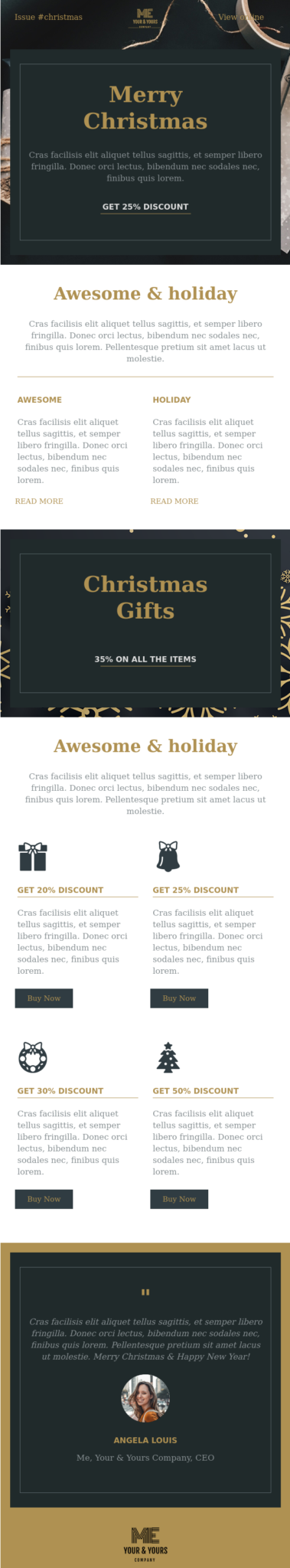 Christmas Email Template Ideas with 20+ Inspirational Examples