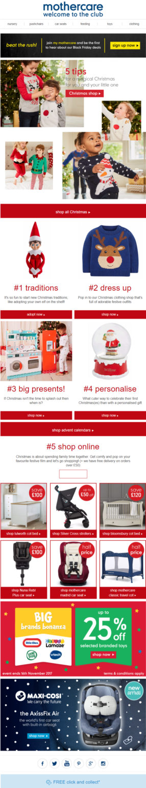 Christmas Email Template Ideas with 20+ Inspirational Examples