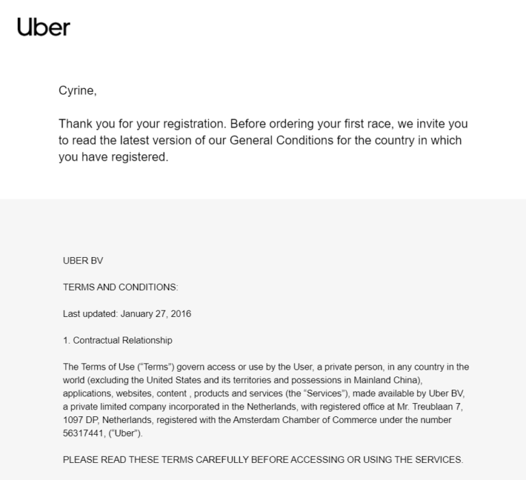 Lessons to Learn From Uber's Email Marketing
