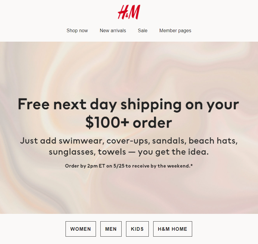 Email marketing lessons to learn from H&M